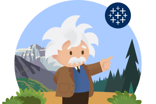 Trailblazers with Einstein next to Tableau logo.